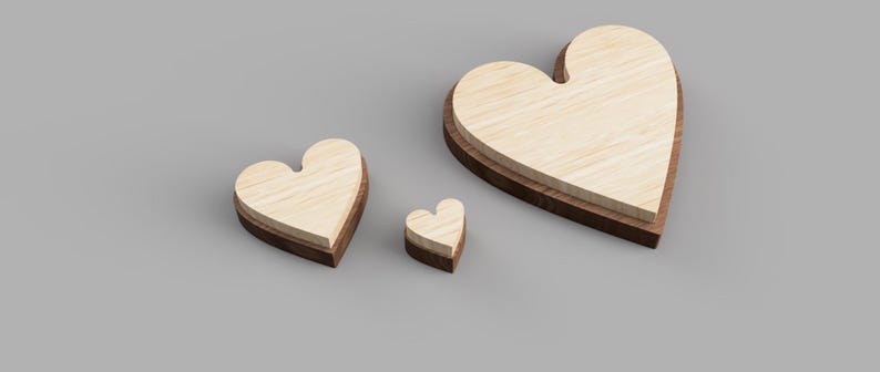 CNC Heart Box File Stl Dxf Svg Pdf Ai Crv Crv3d for CNC Router Digital ...