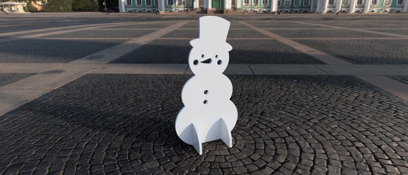 Christmas Snowman CNC & Laser File – Christmas Decoration for CNC and ...