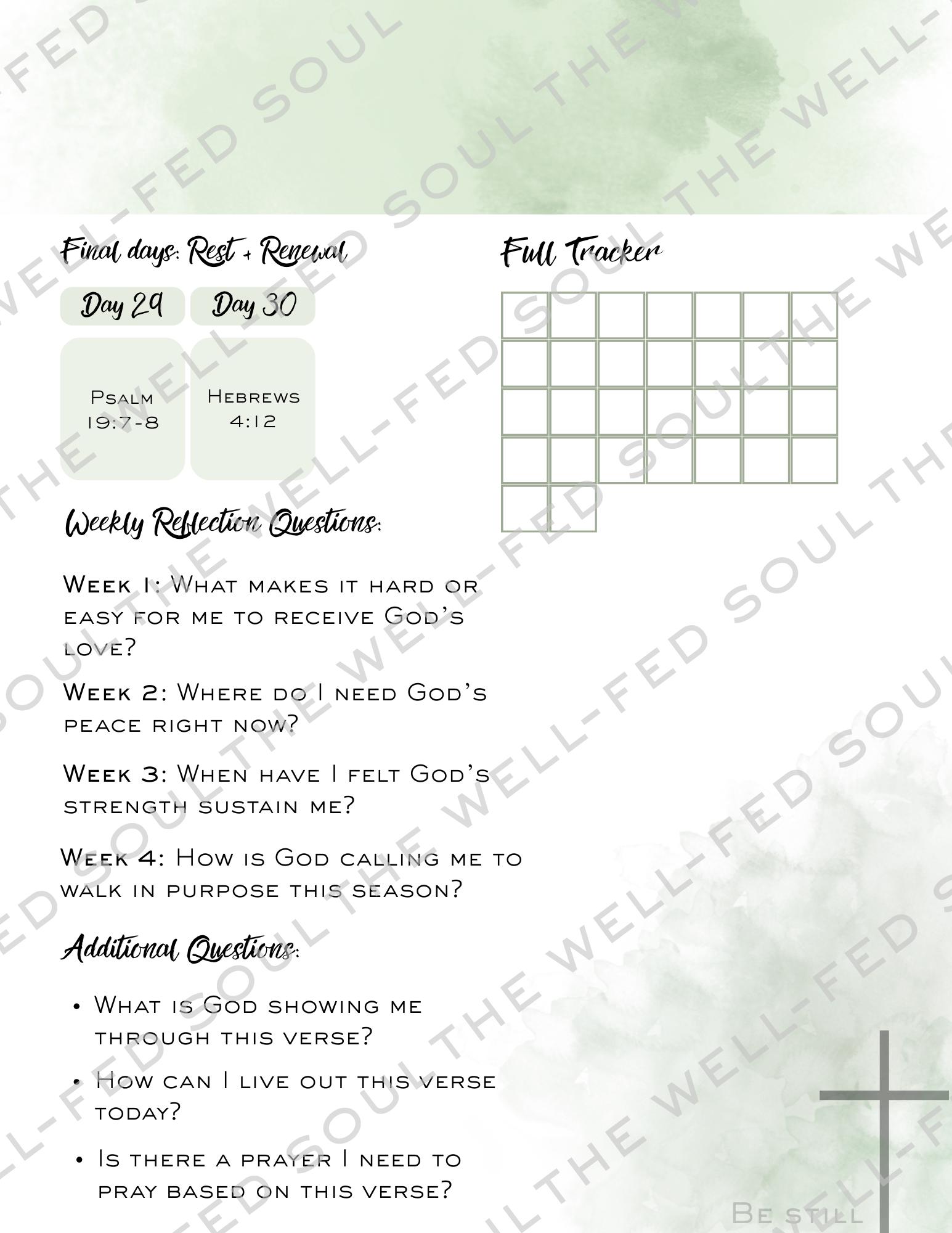 30-day Scripture Challenge – Printable Bible Study for Women - Etsy