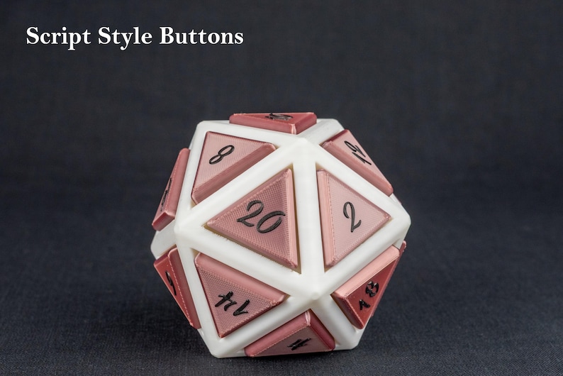 D20 Mechanical Key Switch Dice | Clicky Fidget Toy | Mechanical ...