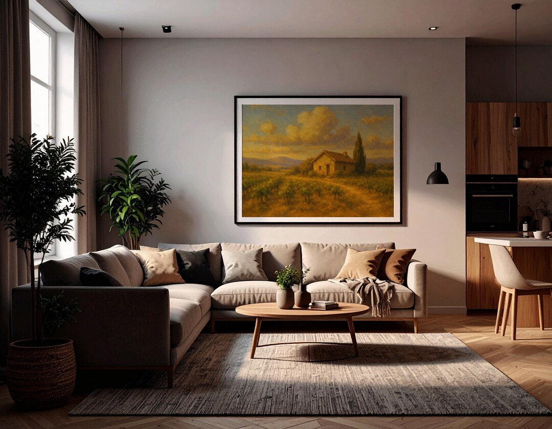 Printable Tuscan Landscape Wall Art – Italian Countryside Decor ...