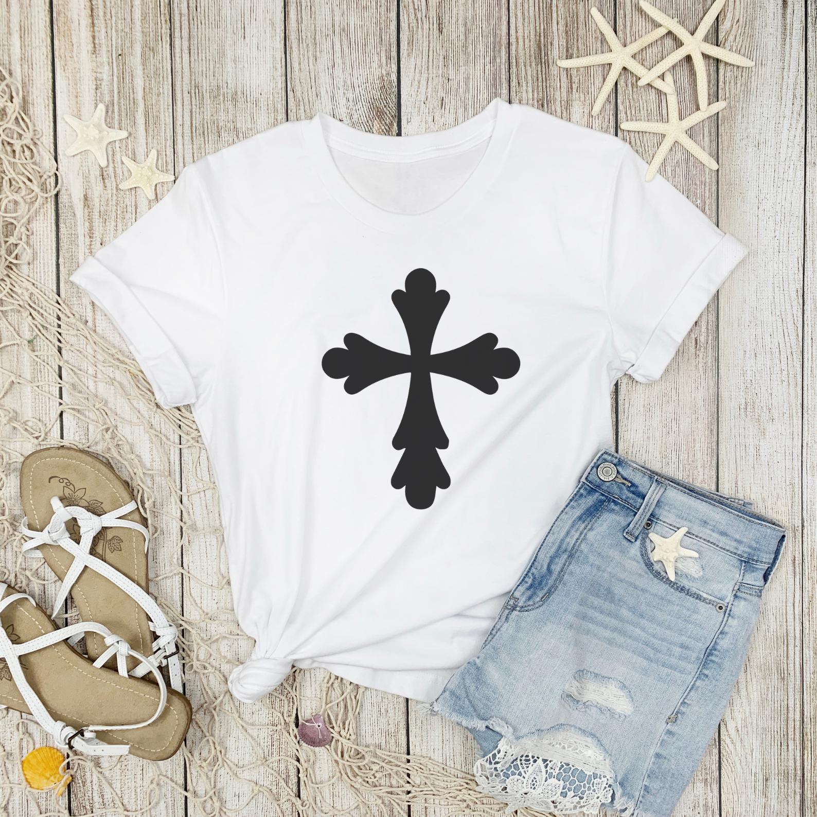 Christian Cross SVG Bundle: Catholic Silhouette Cut Files (digital ...