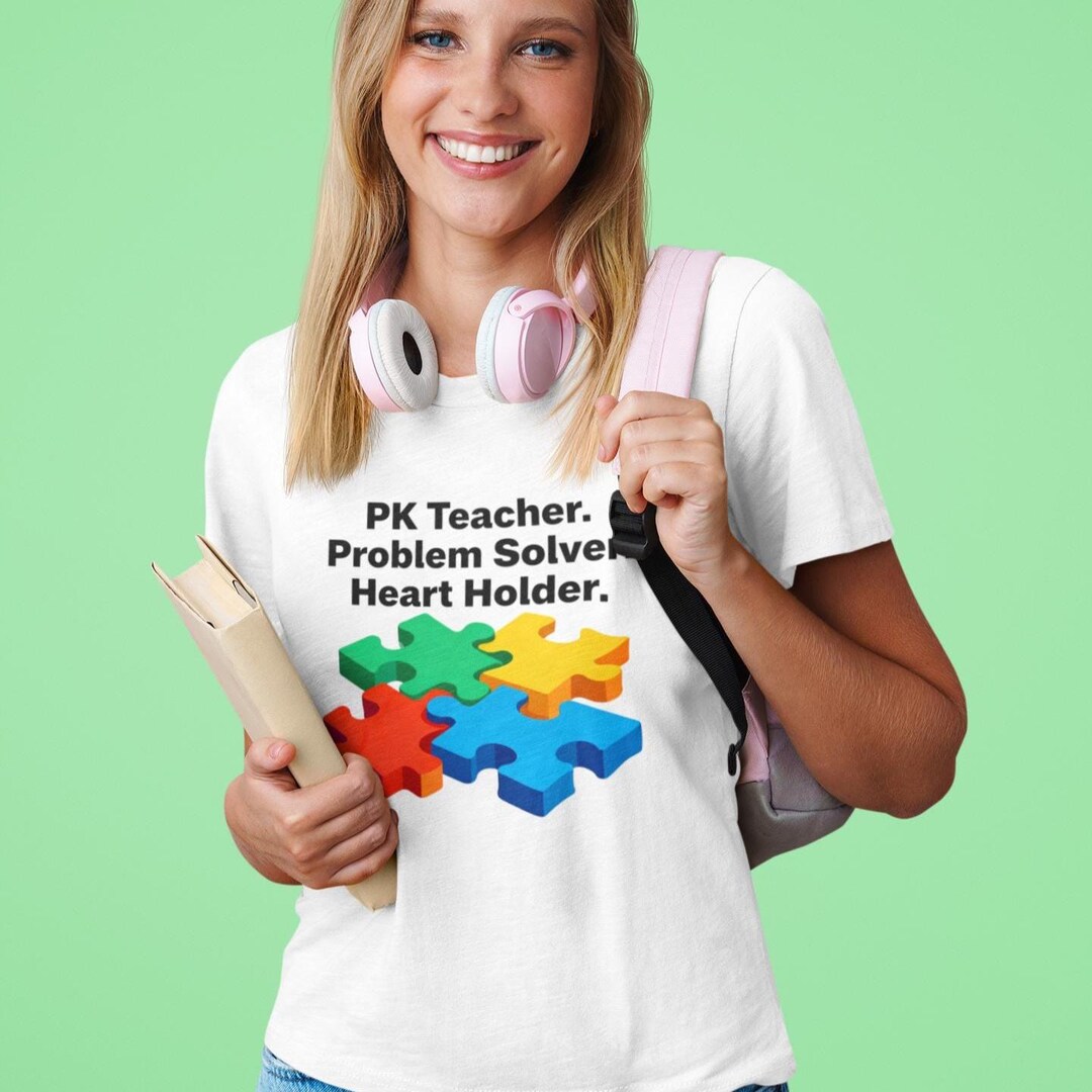 PK Teacher Problem Solver Heart Holder - Pre-k Teacher Gift, Cute ...