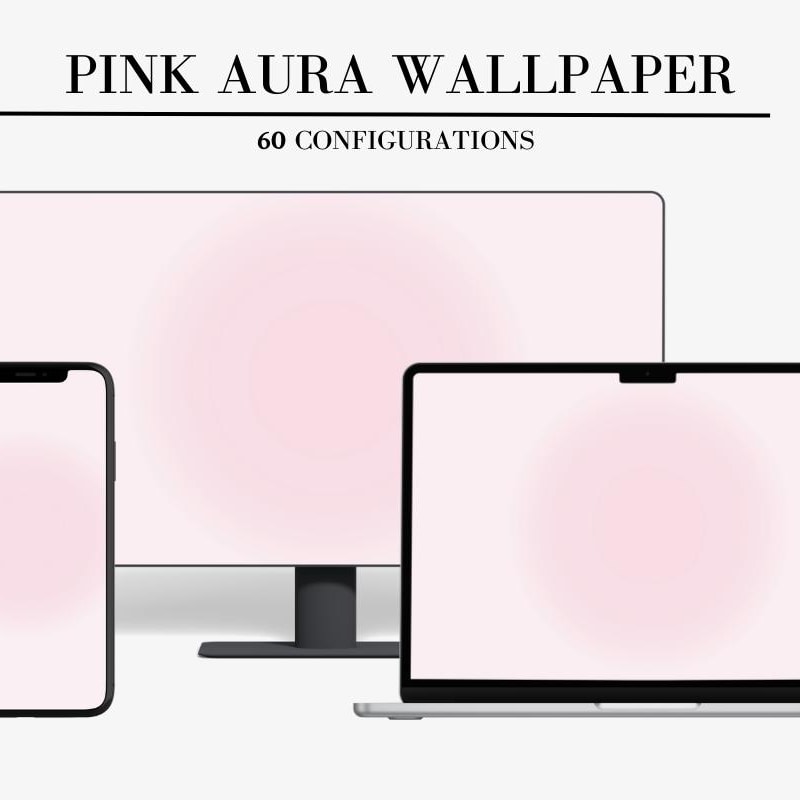 Pink Aura Background - Etsy
