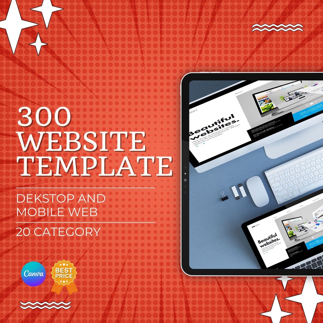 Canva Website, Web Design Template, Landing Page, Web Design Template ...