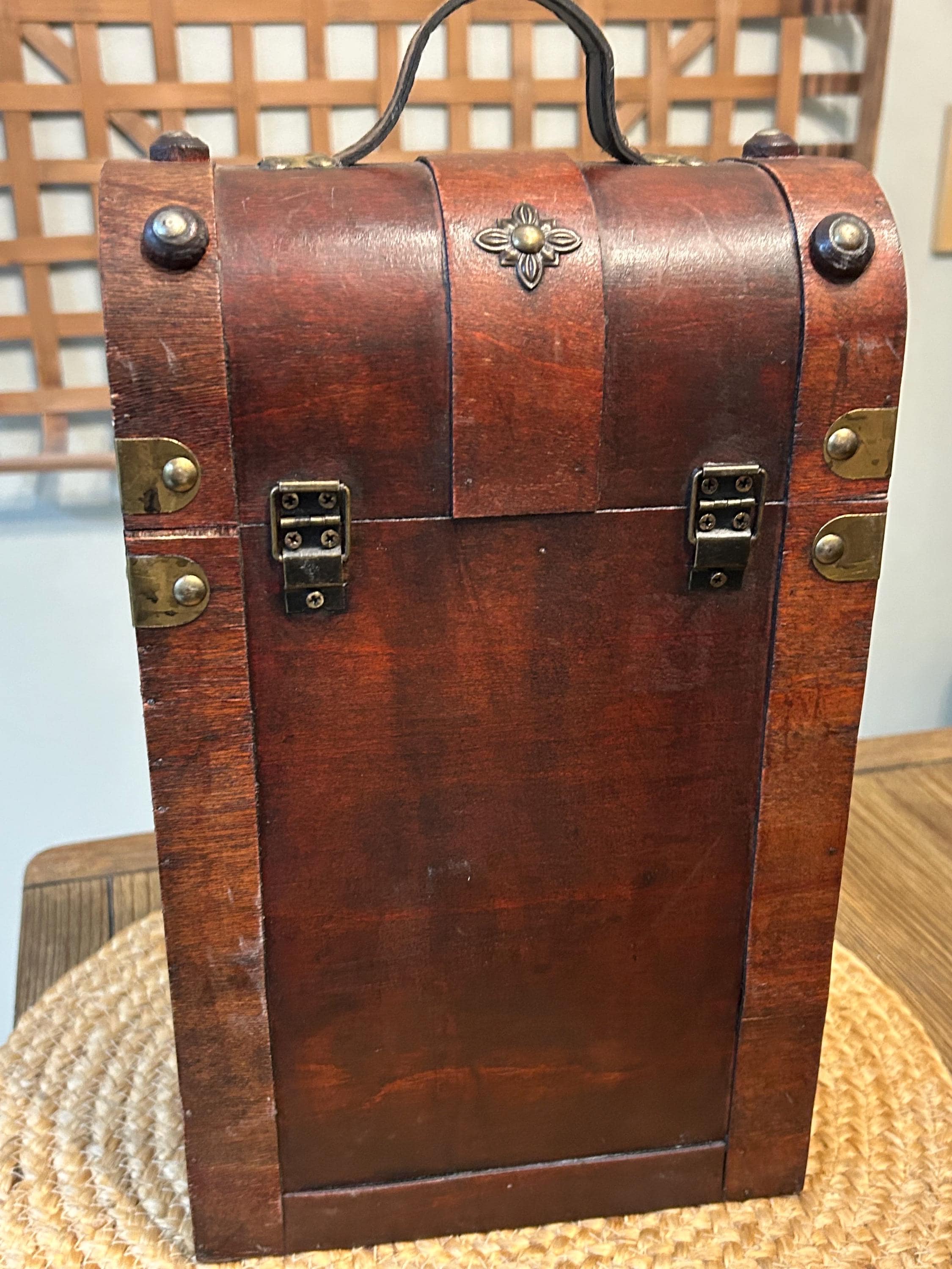 Wooden Wine Storage Carrier Box | Holds Two Bottles - Etsy