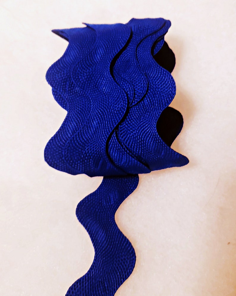Yale Blue Jumbo Rick Rack - 1 1/4 Inch Wide - by the Yard - Etsy