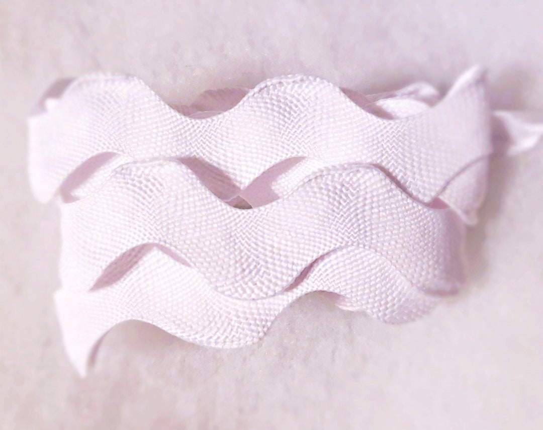 White or Blue Jumbo Rick Rack 1 1/8 Inch Wide 3 Yards - Etsy