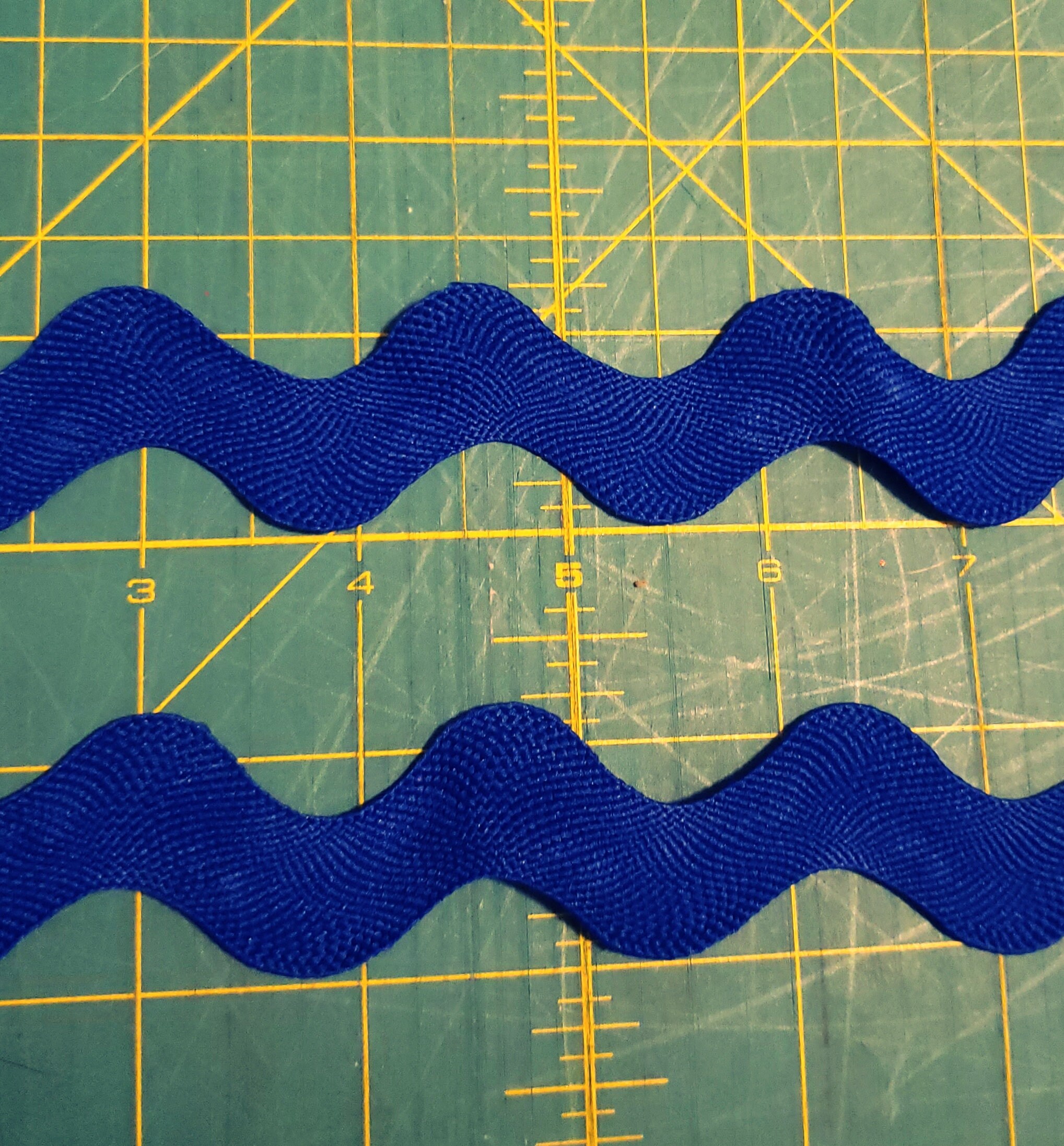 Yale Blue Jumbo Rick Rack - 1 1/4 Inch Wide - by the Yard - Etsy