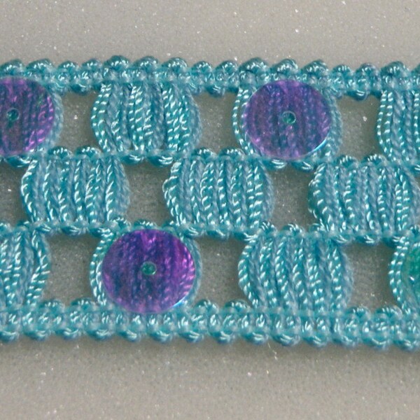 Turquoise Gimp - Etsy
