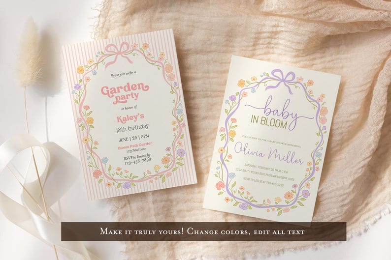Fresh off the Market Bridal Shower Invitation, Editable Hand Drawn ...