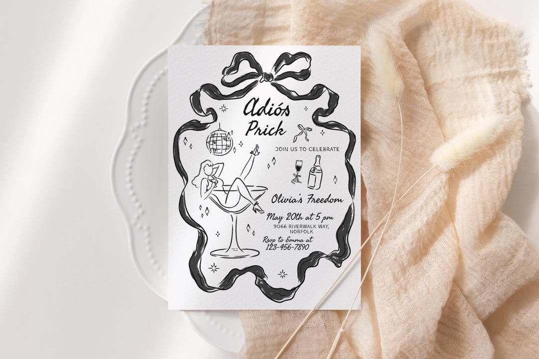 Divorce Party Invitation, Divorce Celebration Invitation, Divorce ...