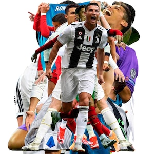 Cristiano Ronaldo PNG Collection – Digital CR7 Stickers, Silhouettes ...