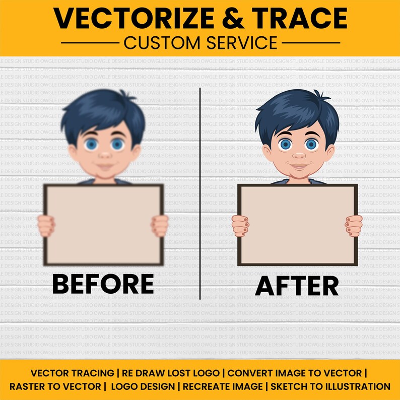 Custom Vectorization Service: Logo & Image Redraw, High-resolution ...