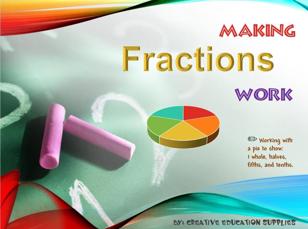 Making Fractions Work: Fifths and Tenths - Etsy