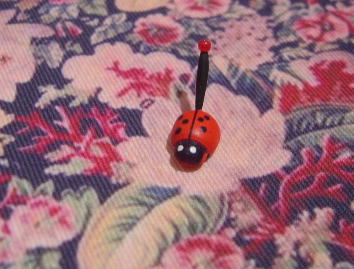 Dollhouse Child's Push Toy Ladybug Miniature 1:12 Scale | Etsy