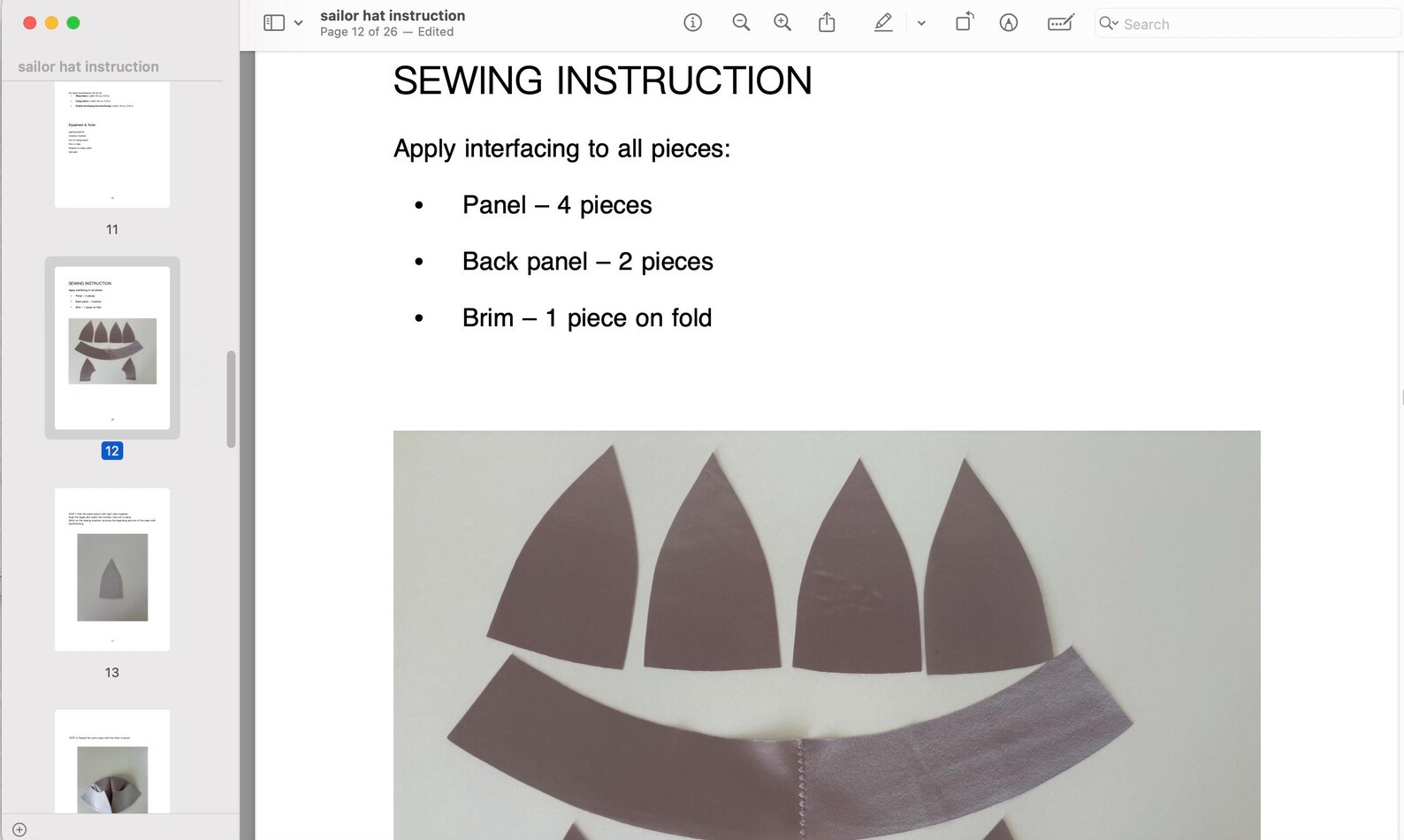 Sailor Hat Sewing Pattern: Classic Vintage Style (PDF Pattern) - Etsy