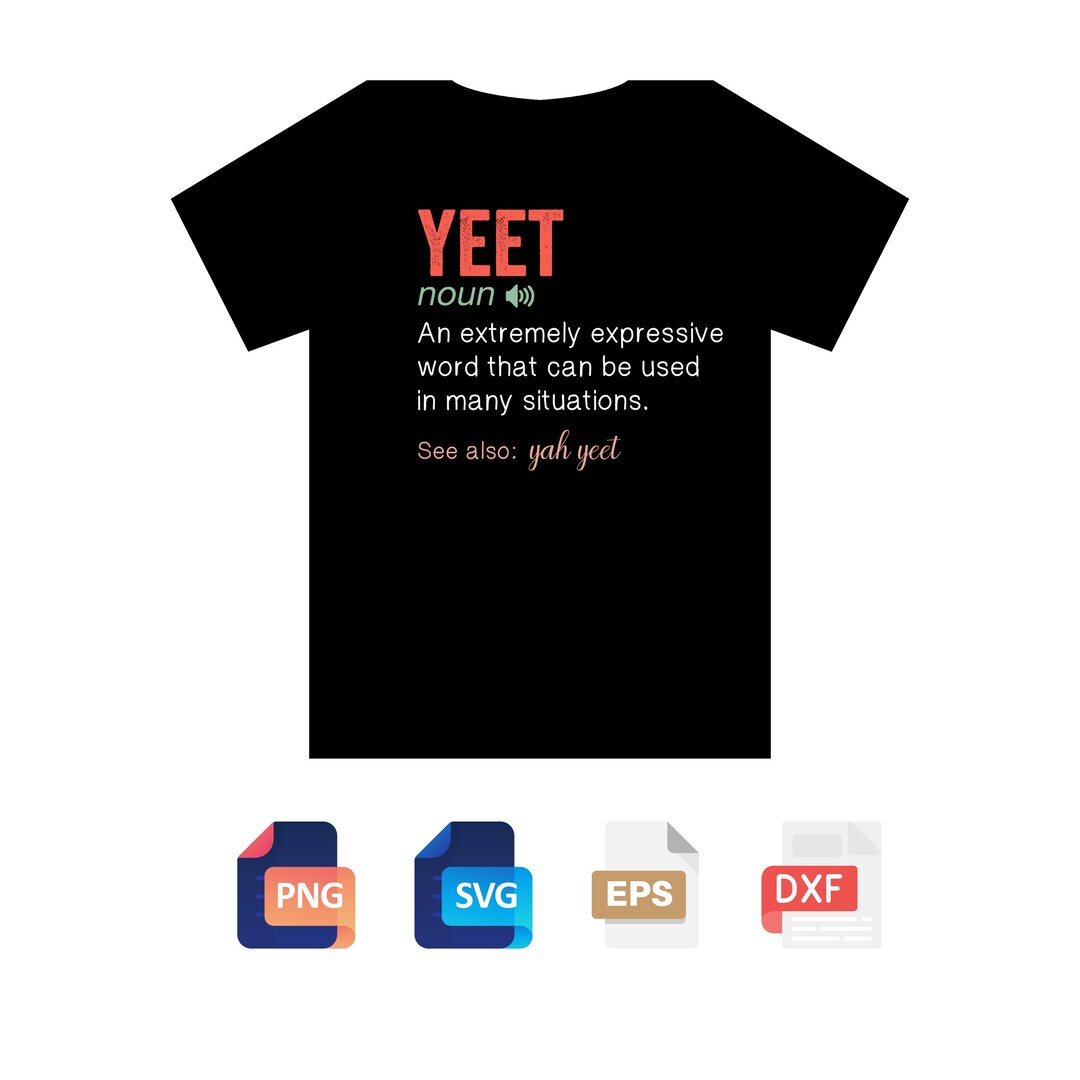 YEET DEFINITION PNG - Etsy