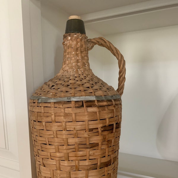 Wicker Jug - Etsy
