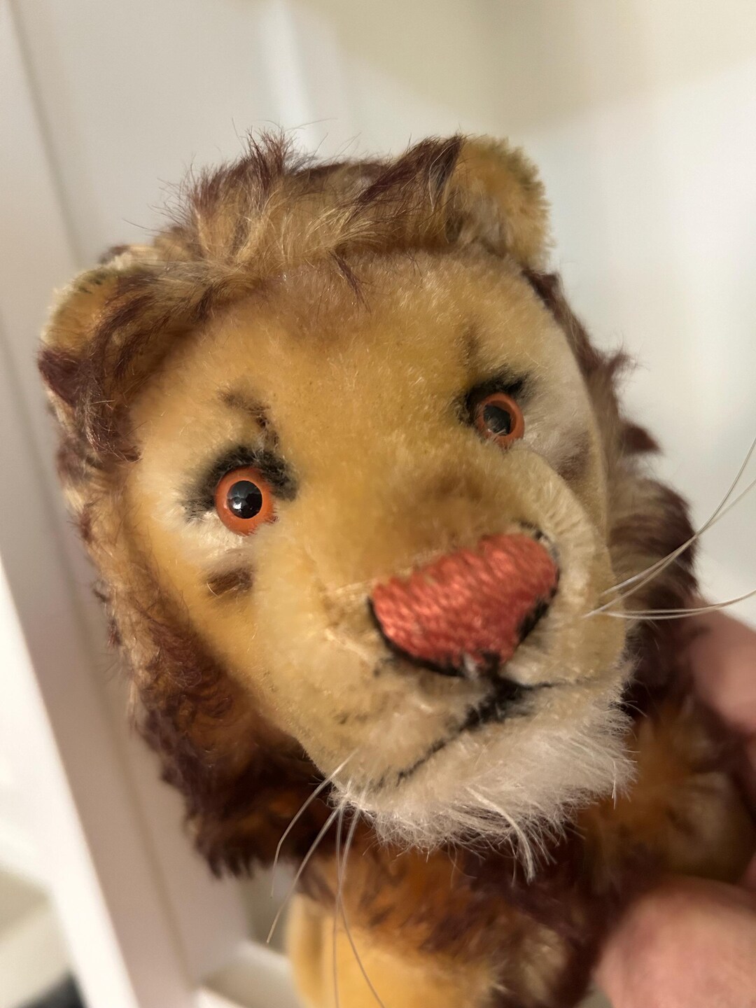Large Vintage Steiff Lion - Etsy
