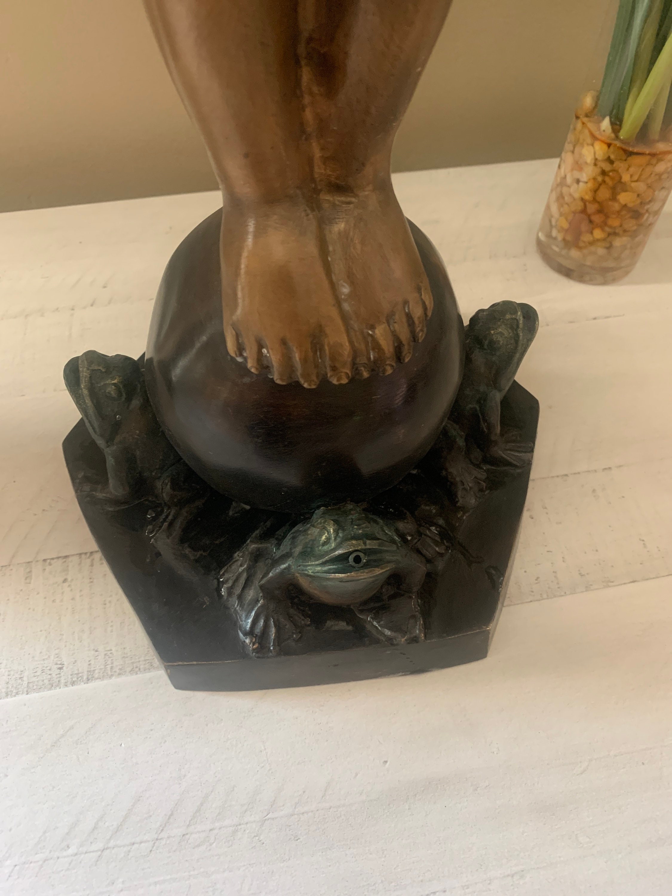 Edith Parsons Frog Baby Bronze Sculpture - Etsy