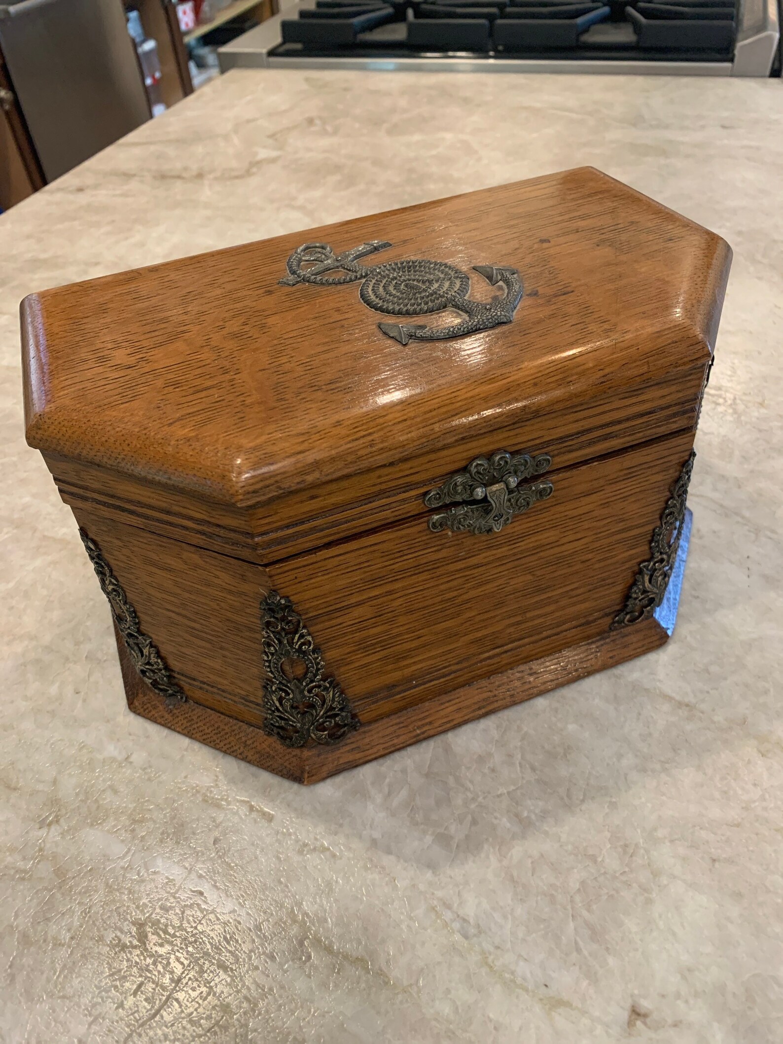 Antique Wooden Sailors Chest - Etsy