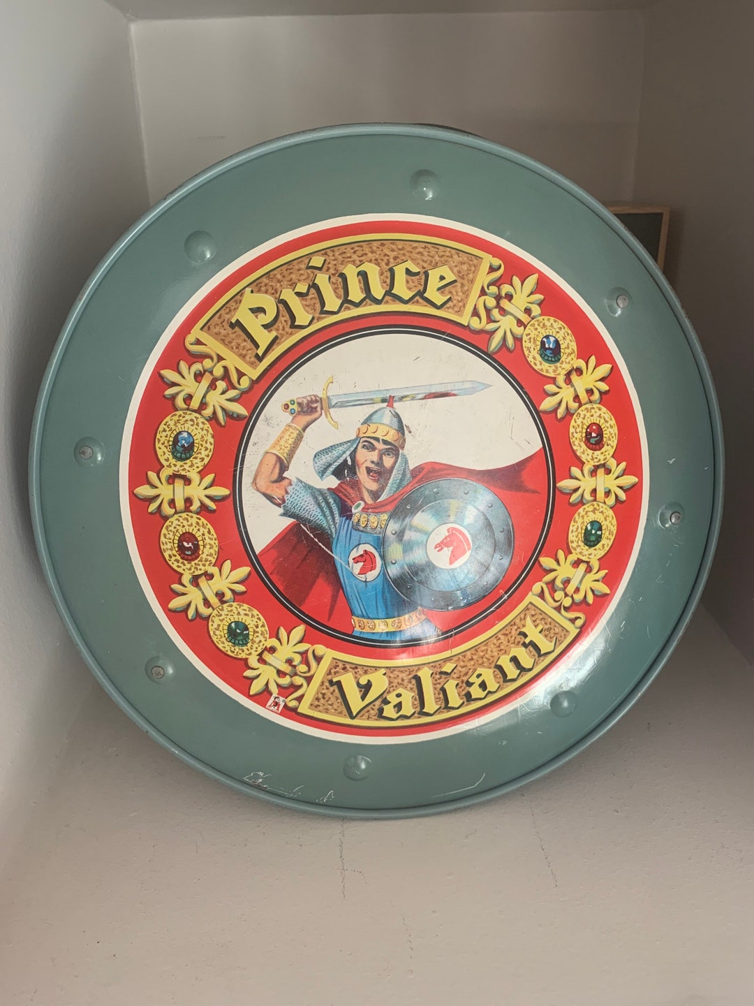 Vintage Tin Prince Valiant Shield - Etsy