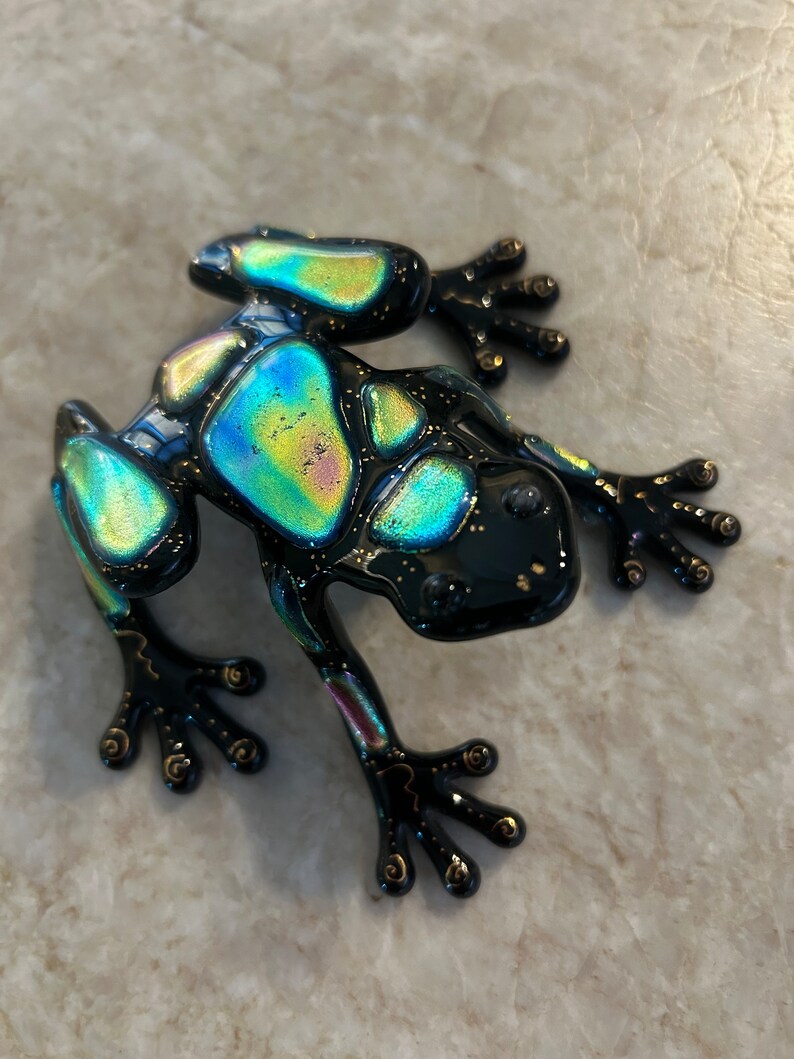 Artist Made Glass Fused Tree Frog - Etsy