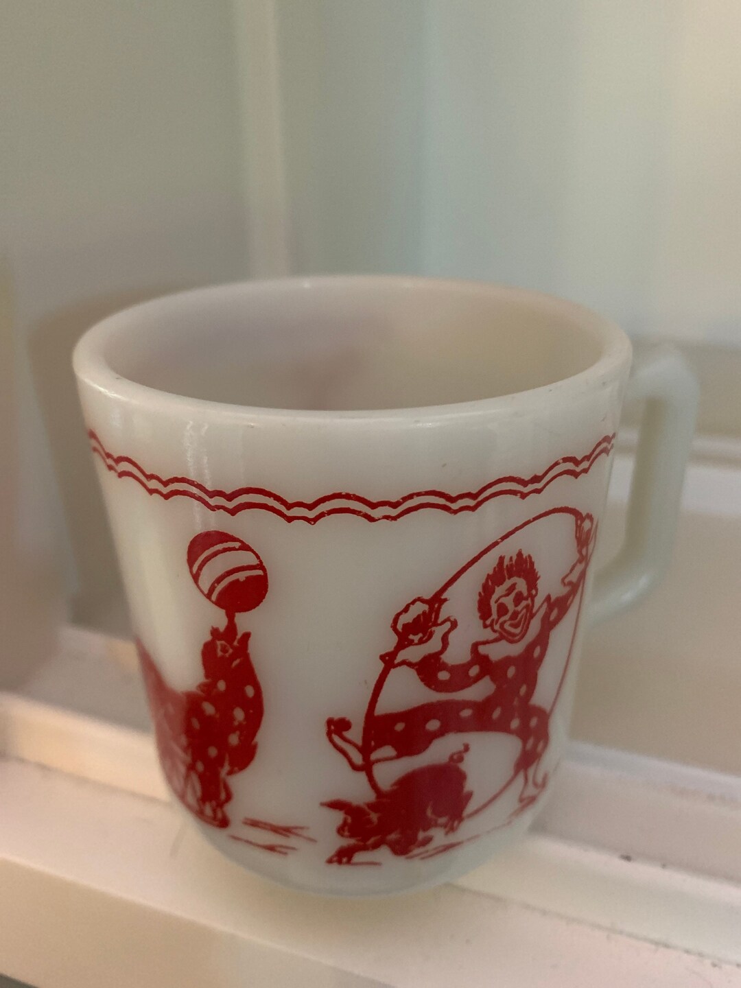 Vintage Hazel Atlas Milk Glass Cup - Etsy