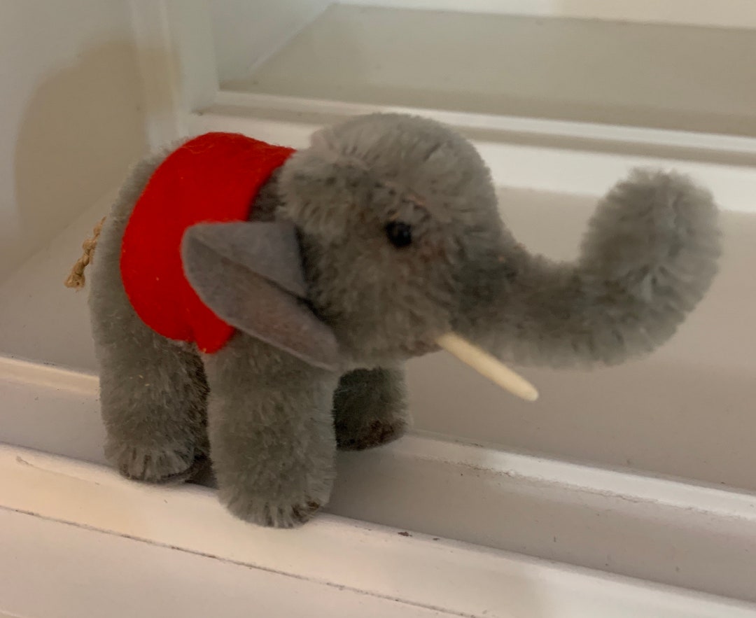 Mini Vintage Steiff Elephant - Etsy