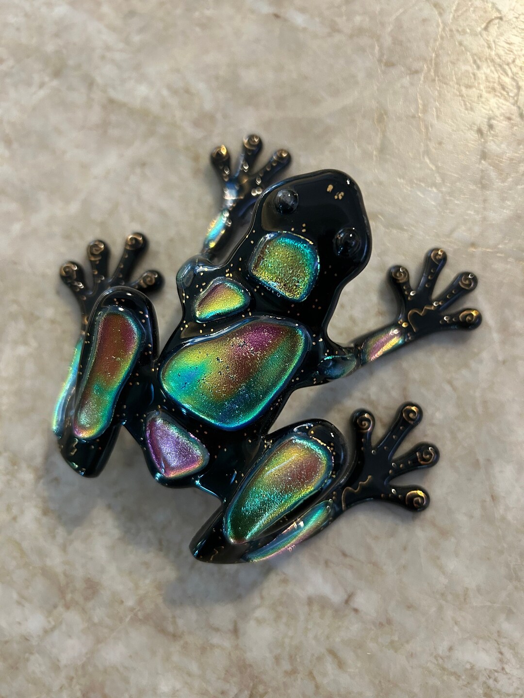 Artist Made Glass Fused Tree Frog - Etsy