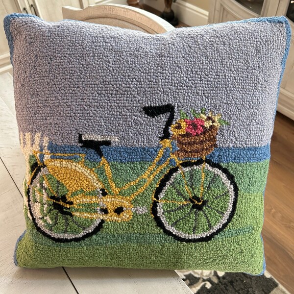Bicycle Pillow - Etsy