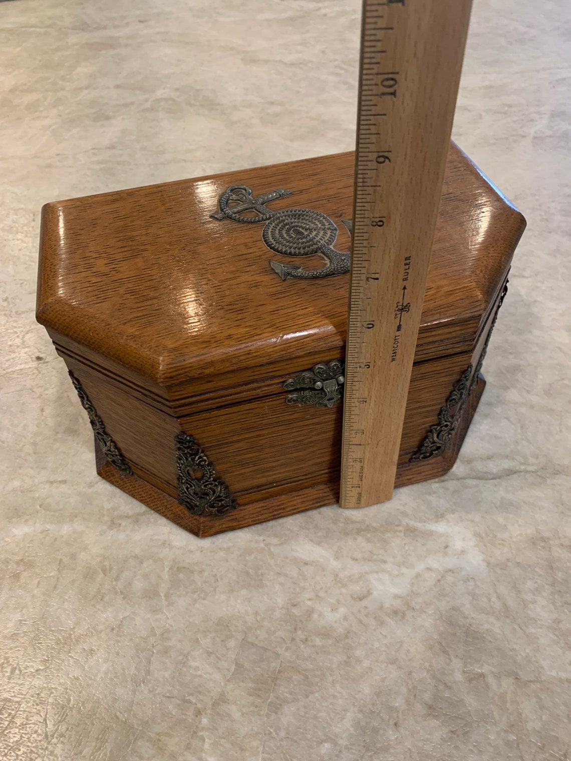 Antique Wooden Sailors Chest | Etsy