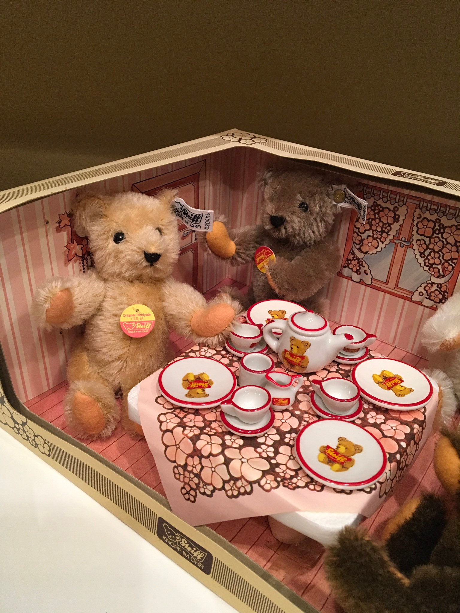 STEIFF Teddy Bear Tea Party Set - Etsy