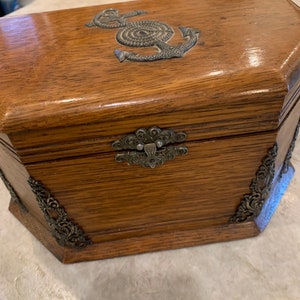 Antique Wooden Sailors Chest - Etsy