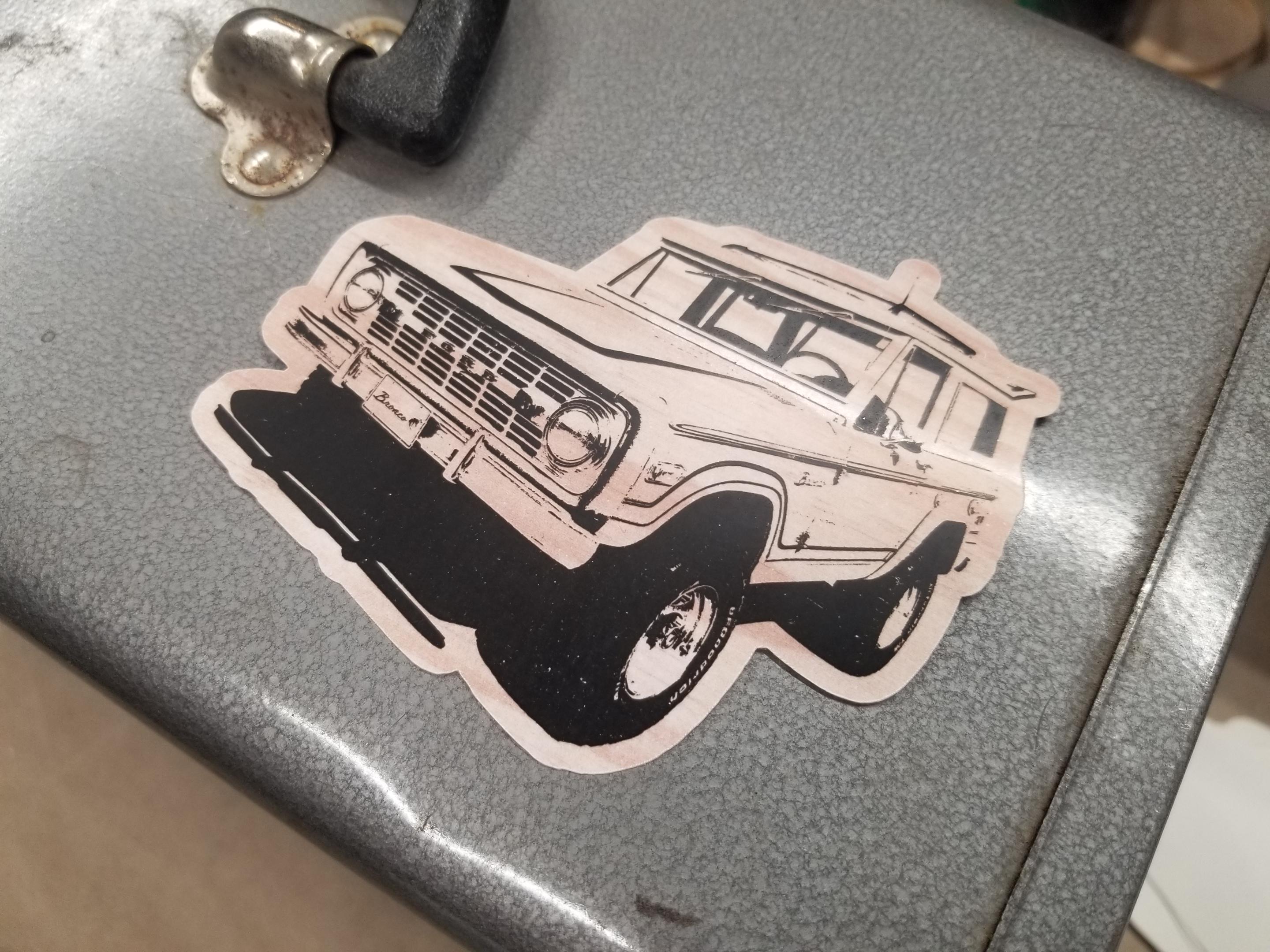 1972 Ford Bronco - 4-inch Sticker (5-pack) - Etsy