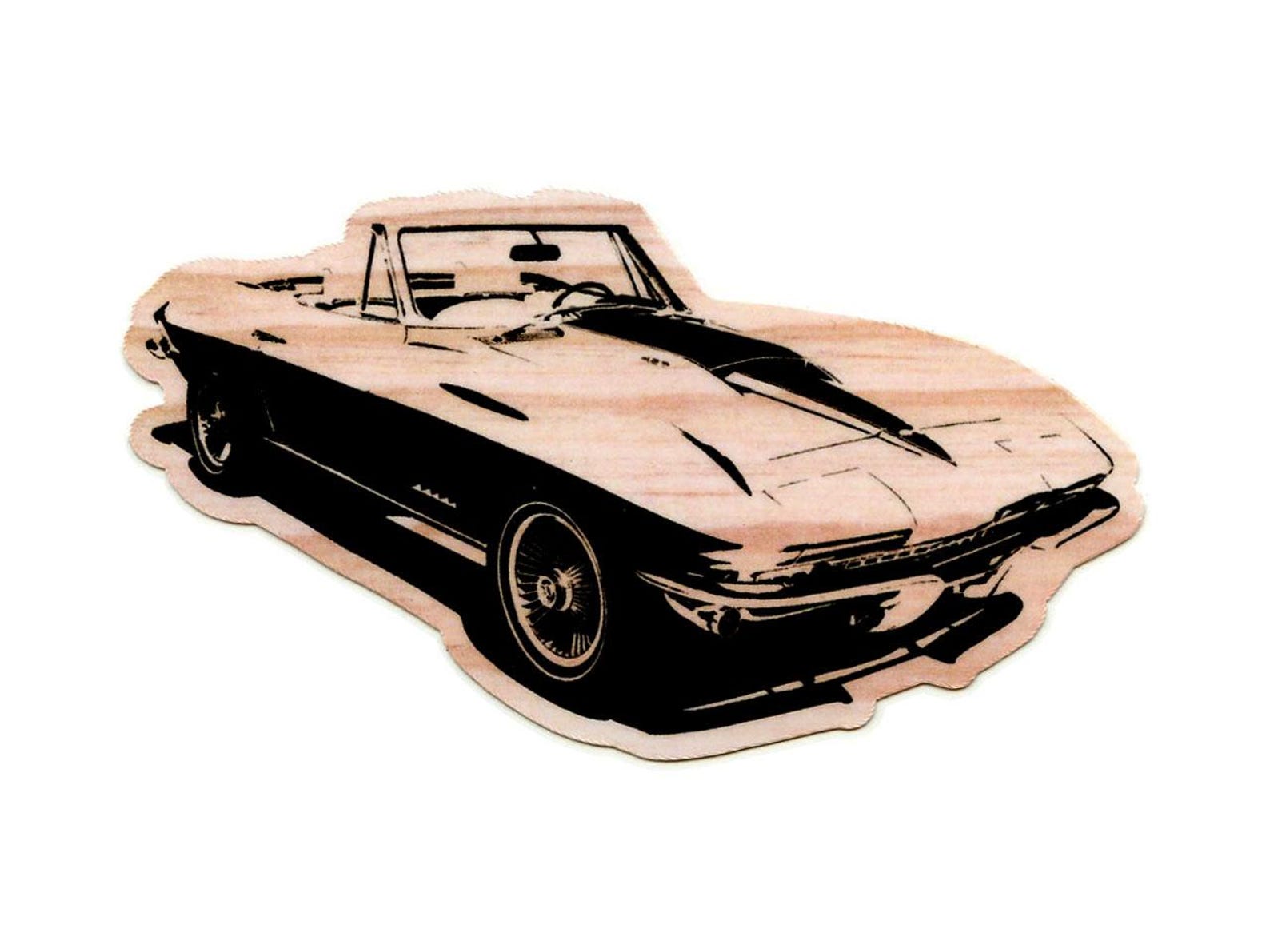 5-pack: 1967 Chevrolet Corvette C2 427 Convertible - 4-inch Sticker - Etsy