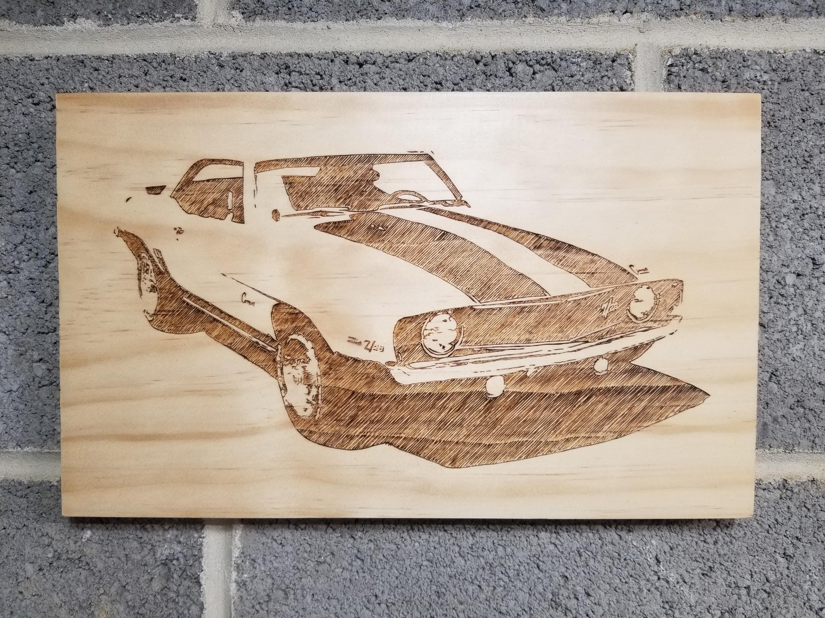 1969 Chevrolet Camaro Z28 - Handmade Wood Car Wall Art - Etsy