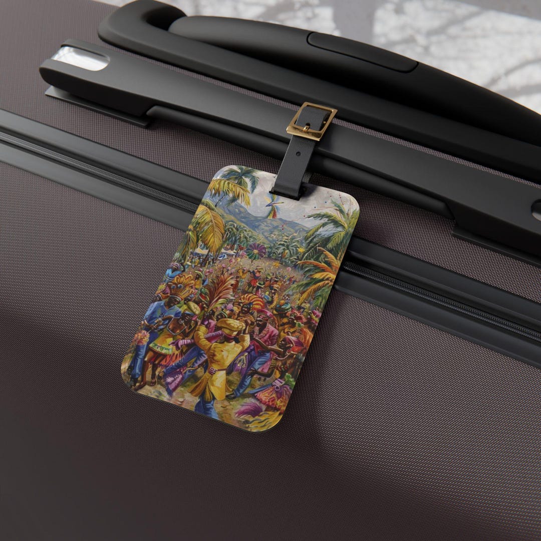 Carnival Celebrations Luggage Tag for Travelers, Colorful Travel ...