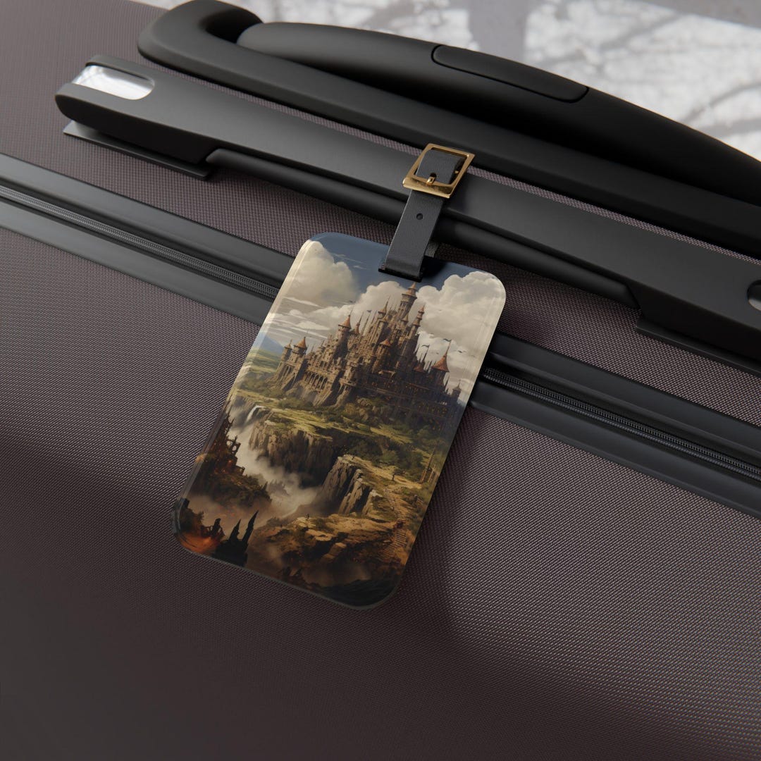 Medieval Kingdom Luggage Tag | Travel Accessory for Adventurers ...