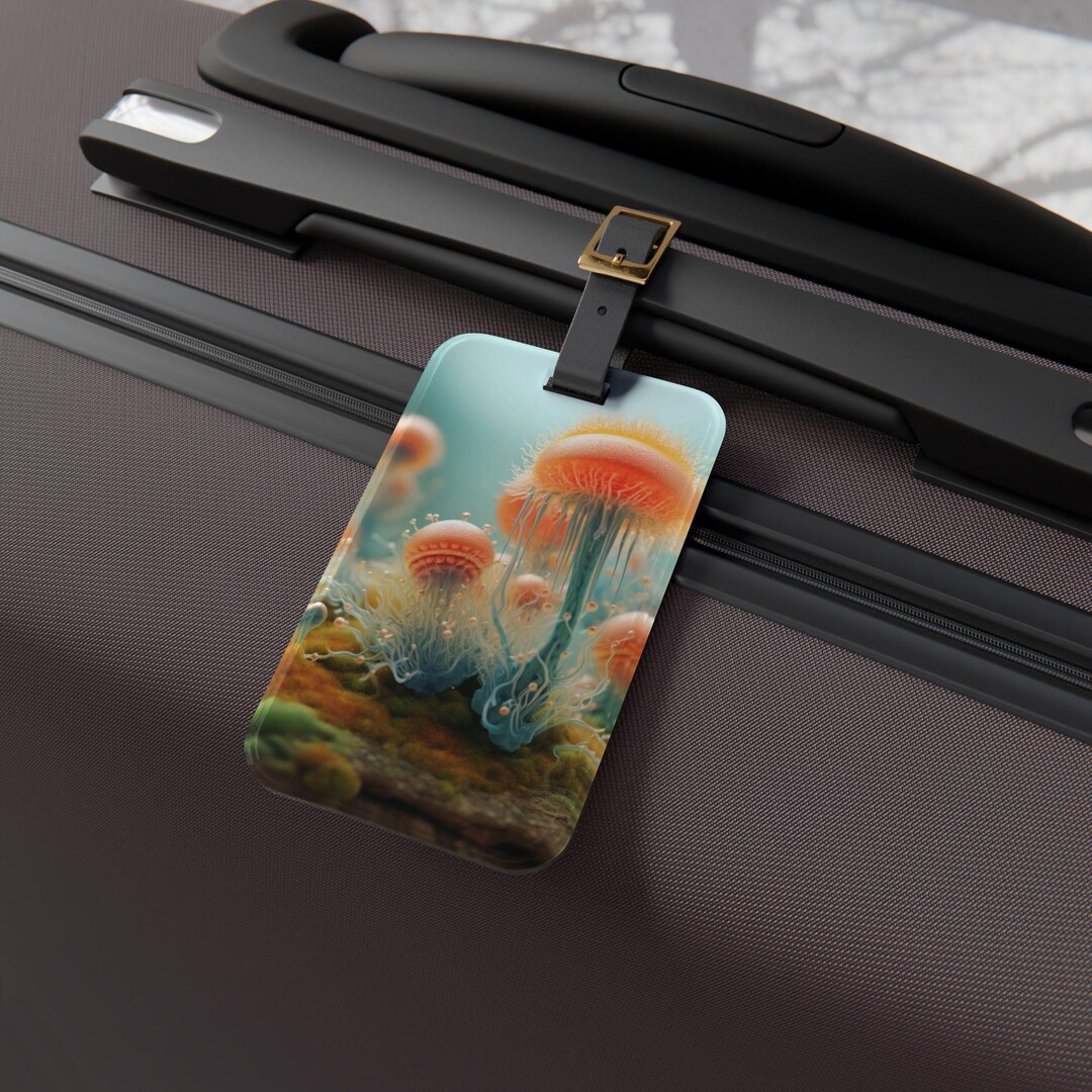 Microscopic World Luggage Tag, Vacation Travel Accessory, Summer ...