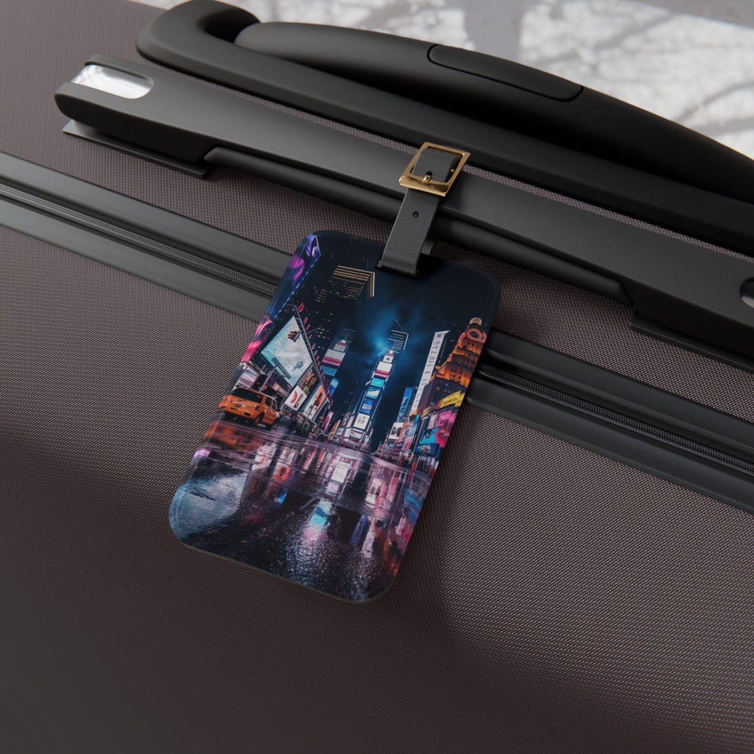 Times Square Luggage Tag - Travel Accessory for Adventurers, Perfect ...