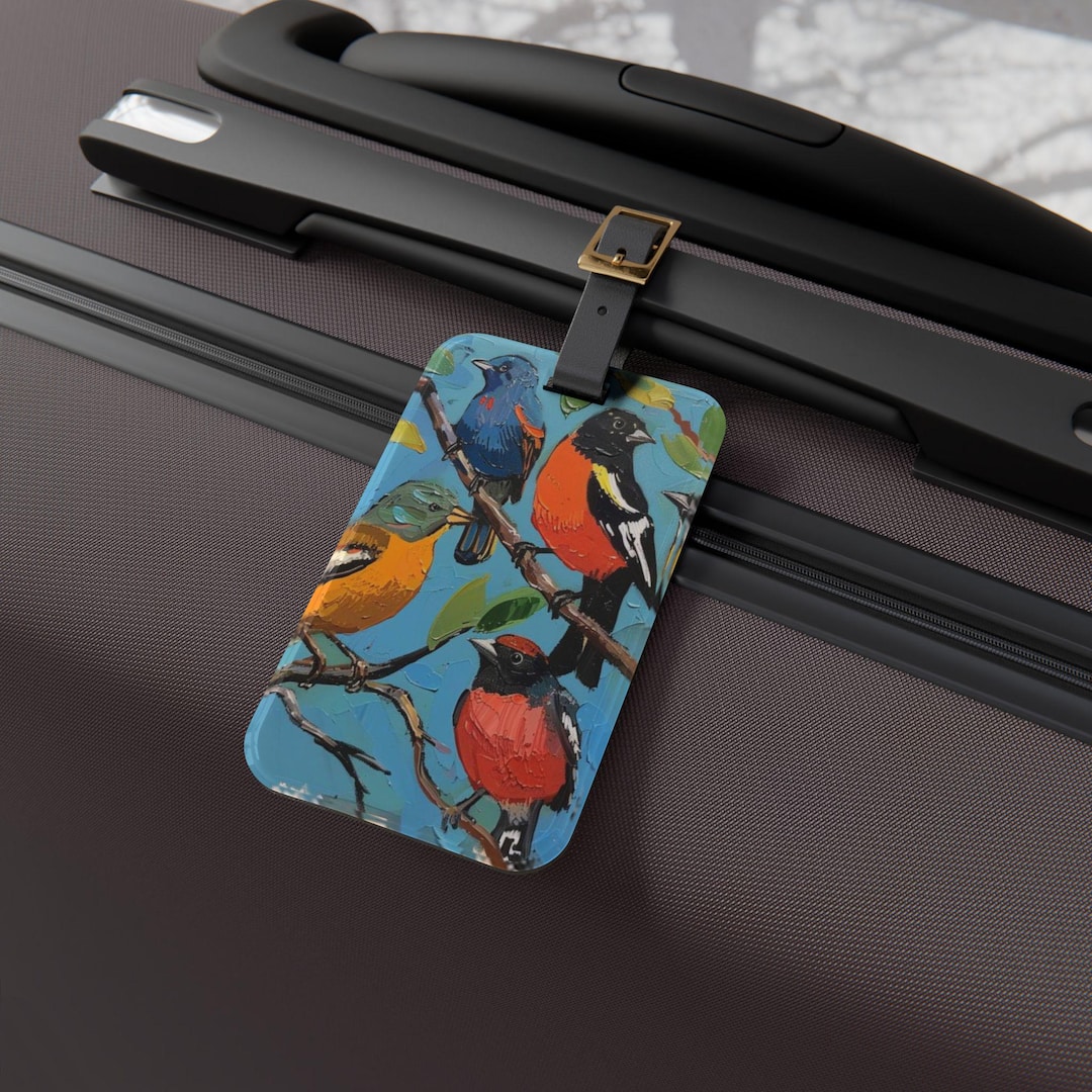 Southern Birds Luggage Tag, Perfect Travel Accessory, Bird Lover Gift ...