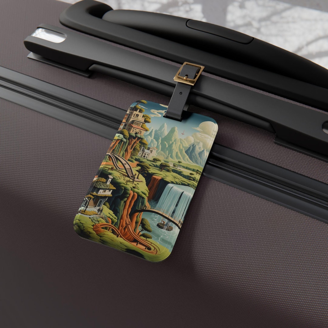 South to West Luggage Tag, Travel Accessory, Personalized Bag Tag ...