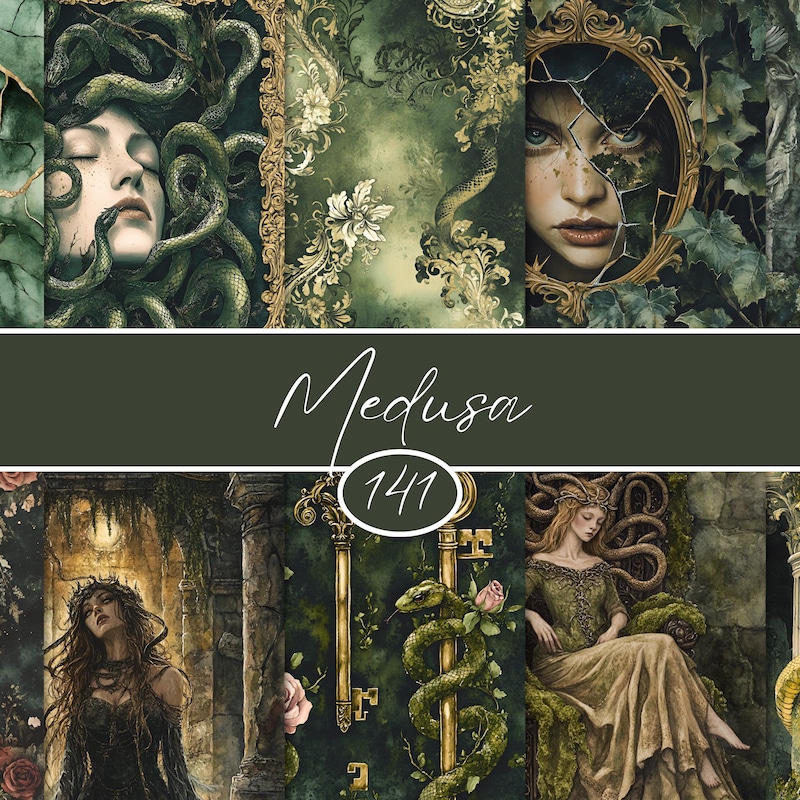 Medusa Art - Etsy
