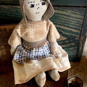 DIGITAL Pattern, Letty Bea, a 14 Inch Primitive Cloth Doll by Christine ...