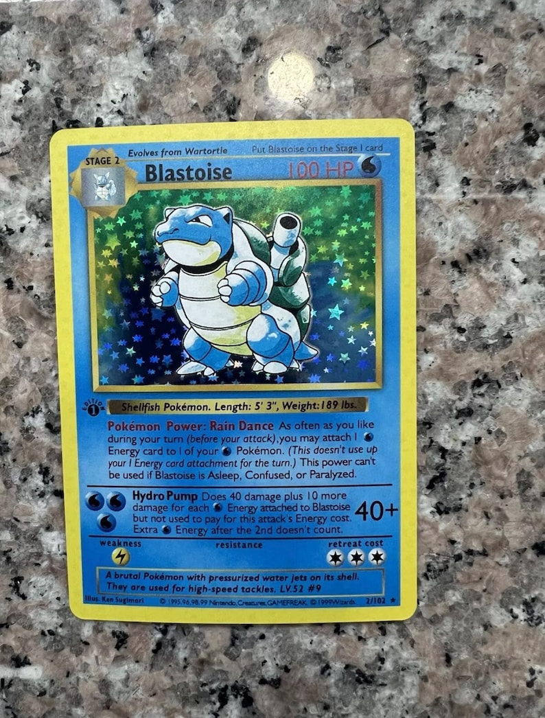 Custom First Edition Holo Charizard Blastoise Venusaur Original 151 - Etsy