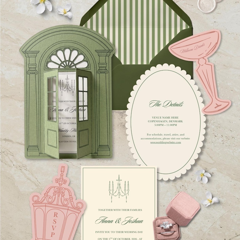 Die Cuts Invitations - Etsy