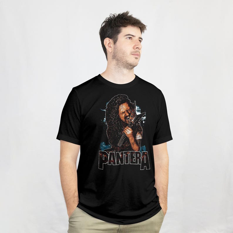 Pantera Dimebag Darrell Washburn Guitar Cotton T-shirt - Etsy