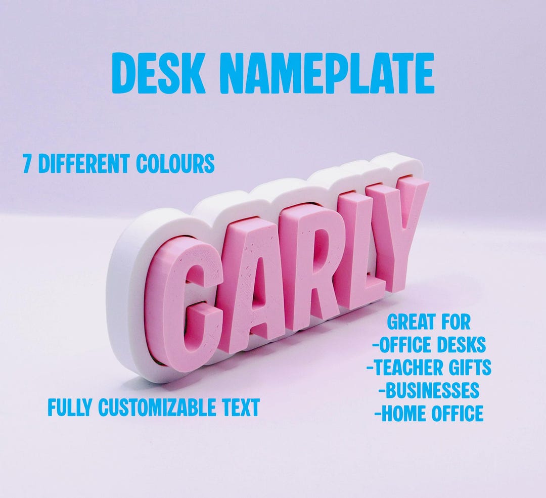 Cubicle Name Plates, Desk Name Plate, Cubicle Decor, Desk Name Plates ...